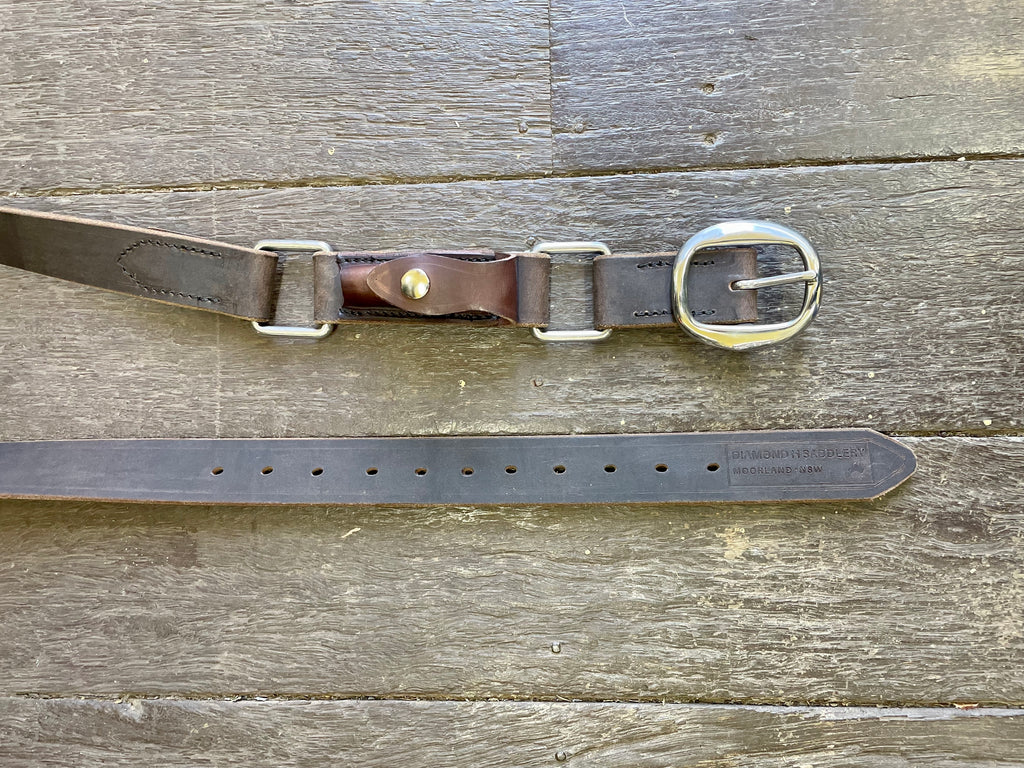 Diamond H Handmade Hobble Belt with Knife Pouch – Diamond H Saddlery ...