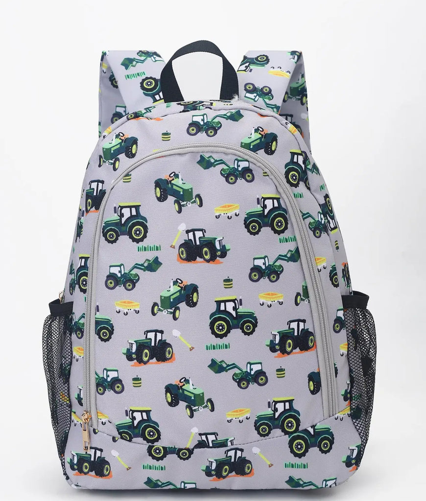 Kids Green Tractors Backpack – Diamond H Saddlery & Country Clothing