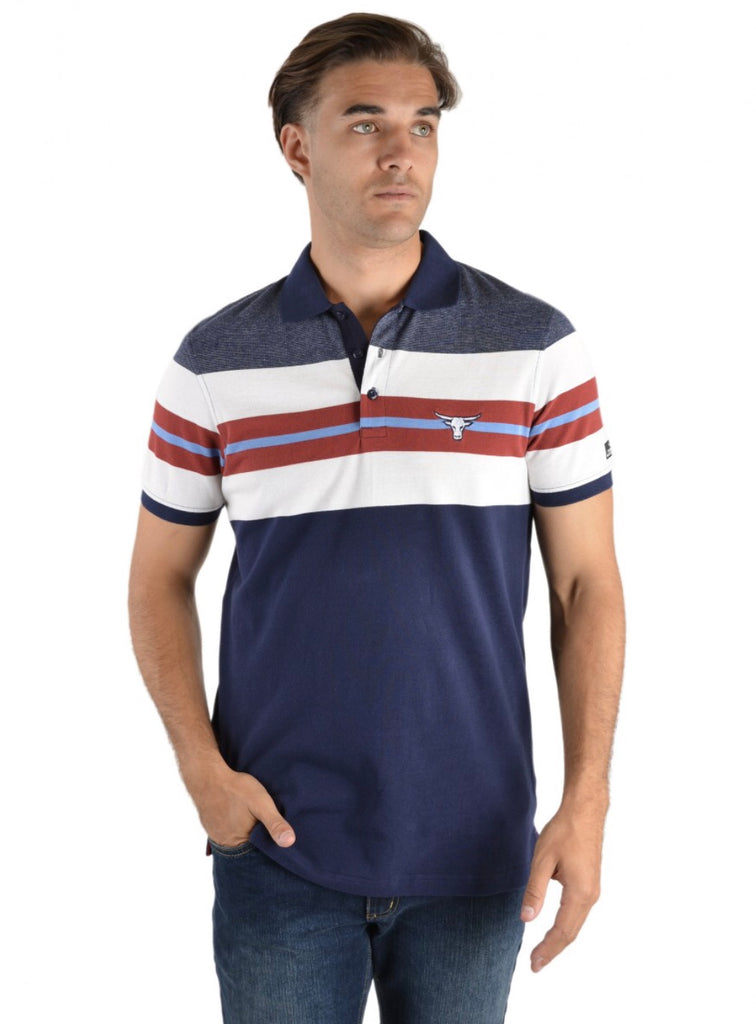 Pure Western Men’s Hugh Short Sleeve Polo – Diamond H Saddlery ...